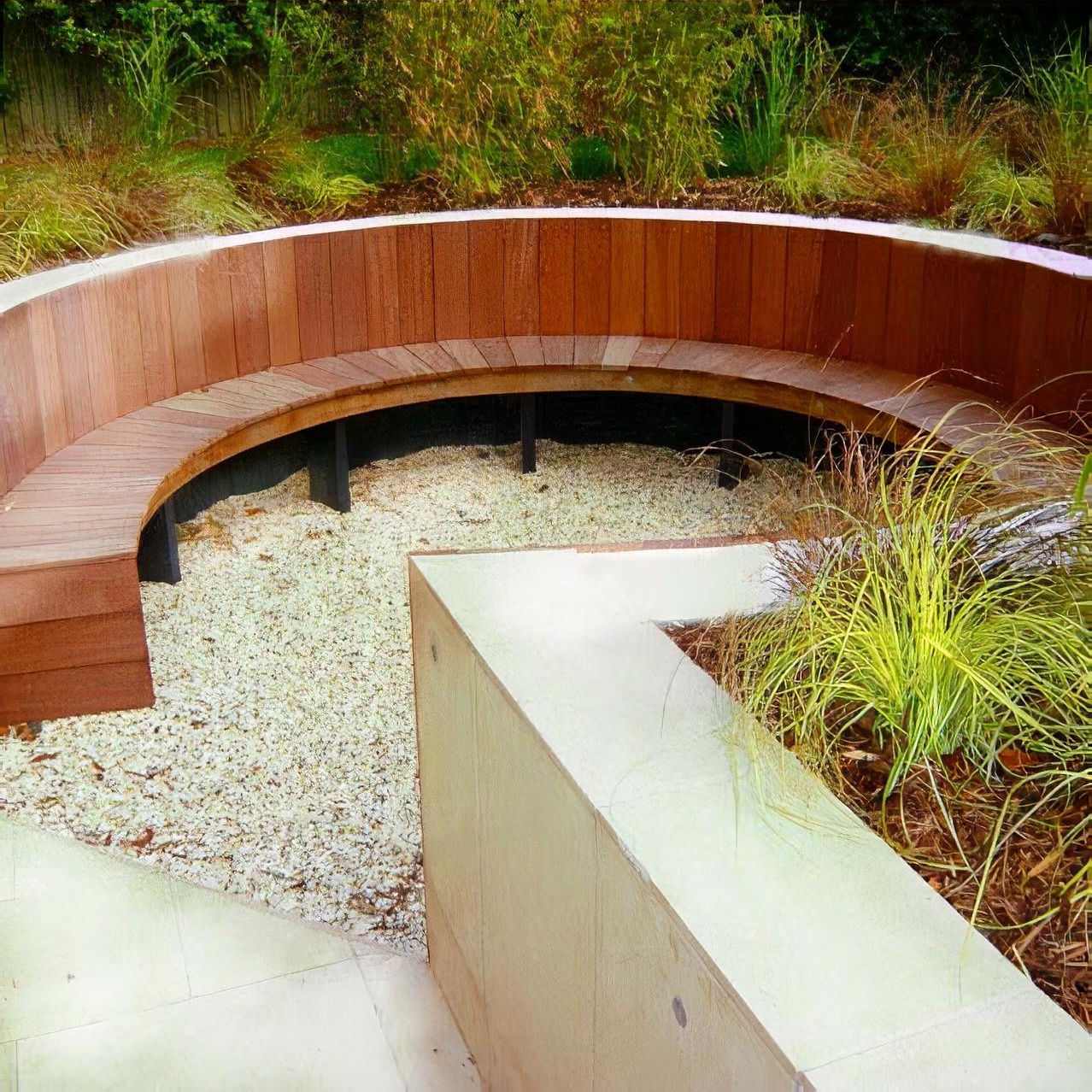 Minimal barn conversion garden by henley on thames garden designer jo