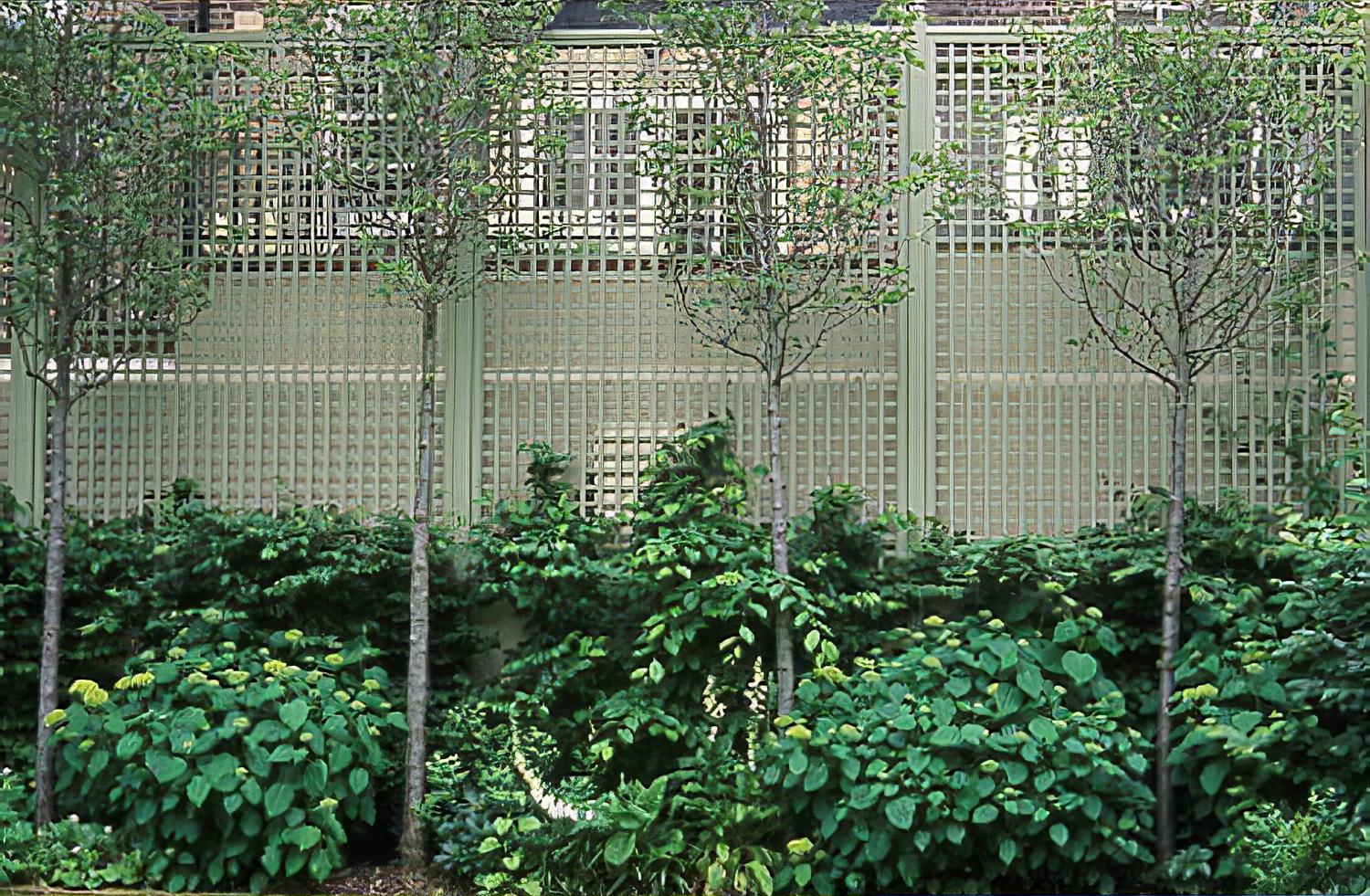 Traditional garden and parterre