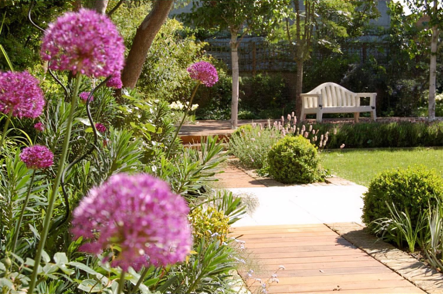 Family garden for fun and entertaining