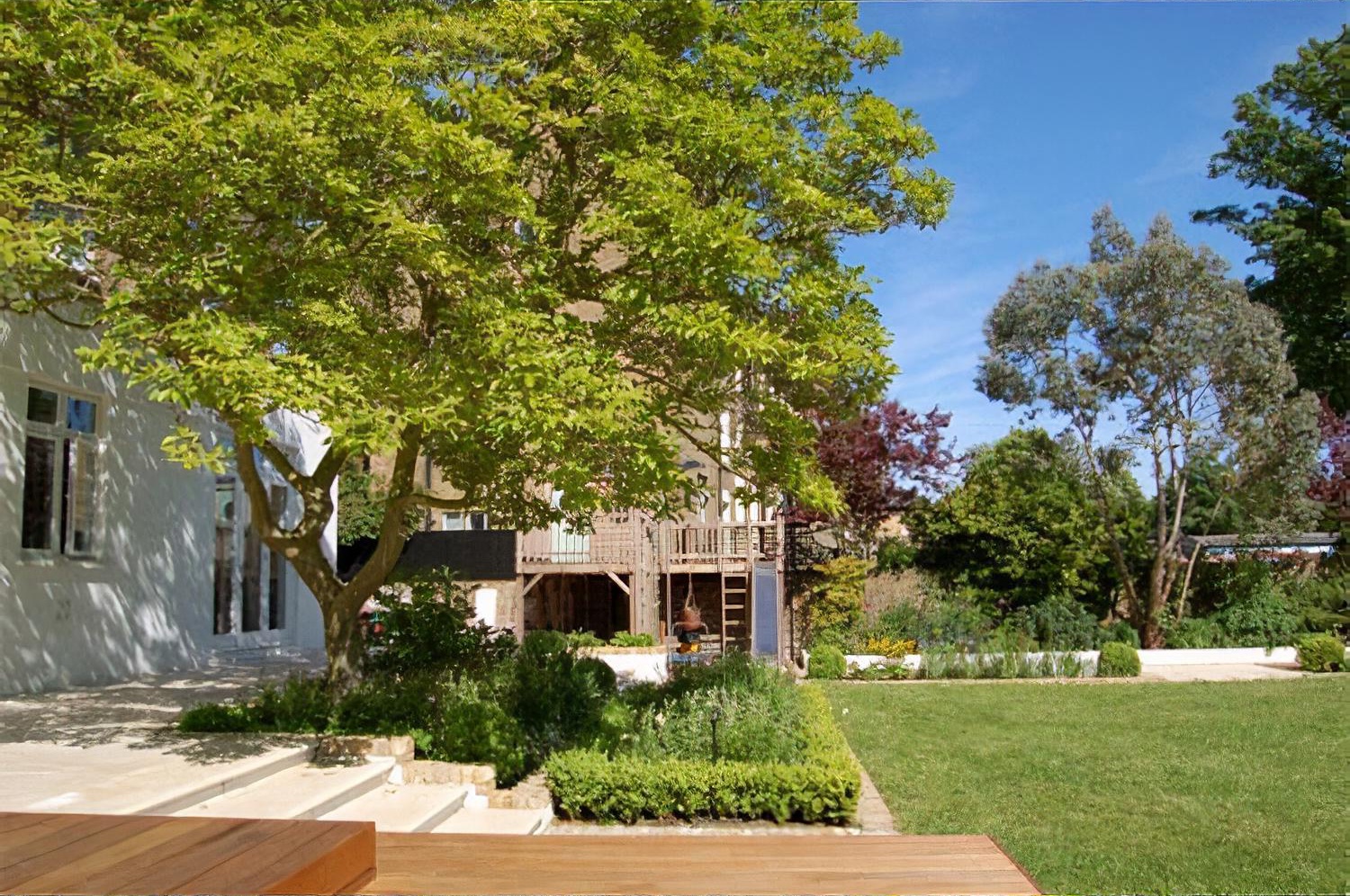 Family garden for fun and entertaining