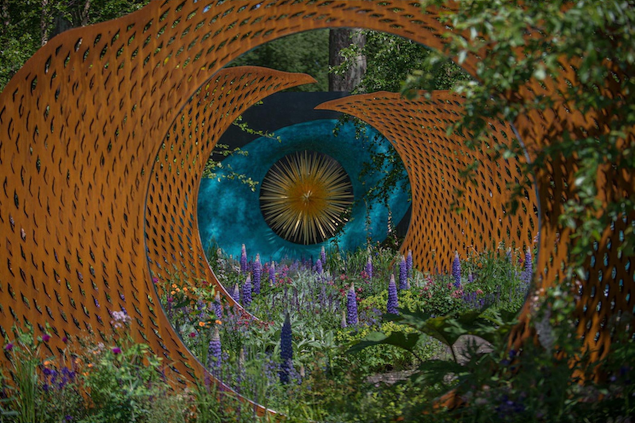 The David Harber and Savills Garden Chelsea Flower Show 2018 landscape ...