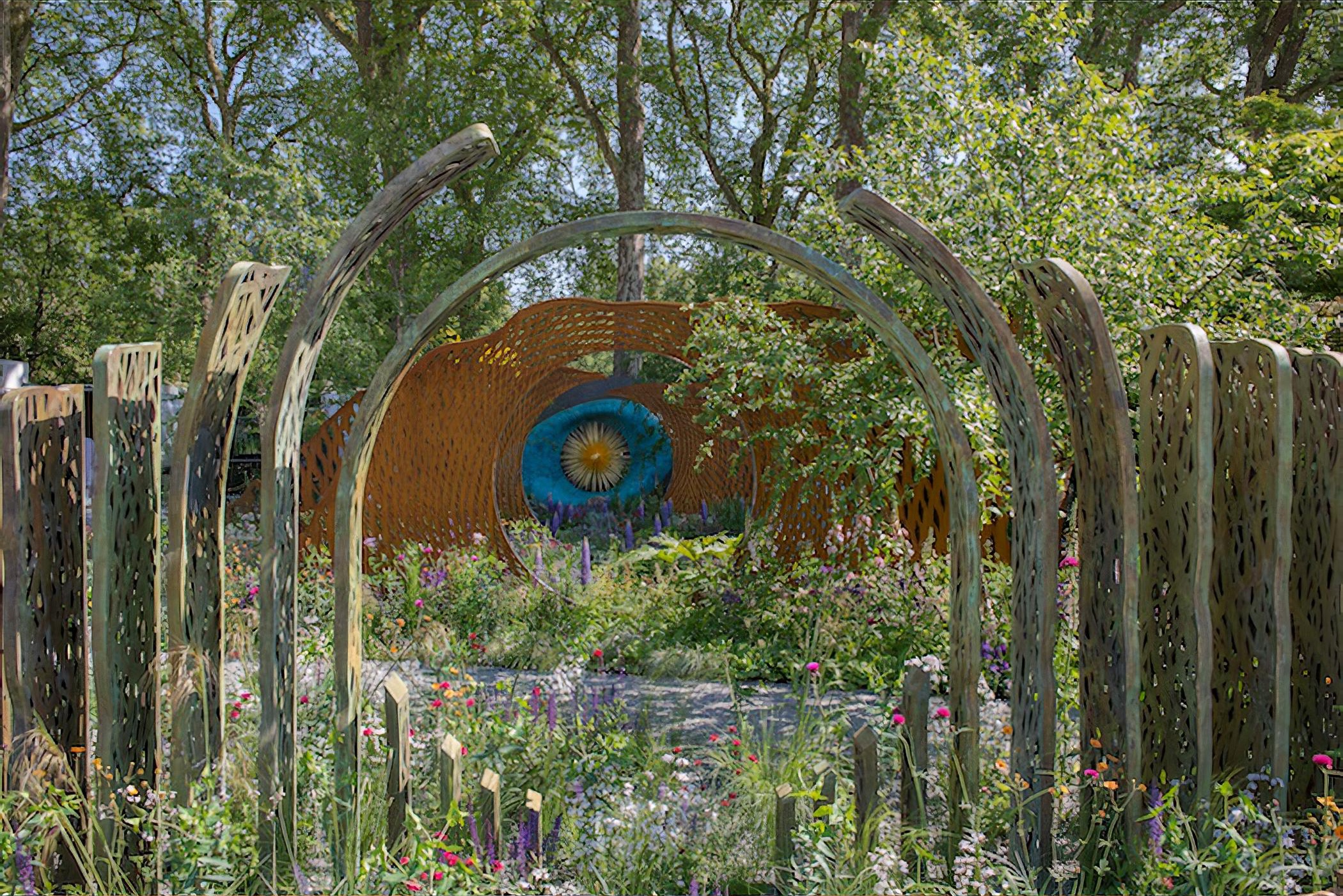 The David Harber and Savills Garden Chelsea Flower Show 2018 landscape ...