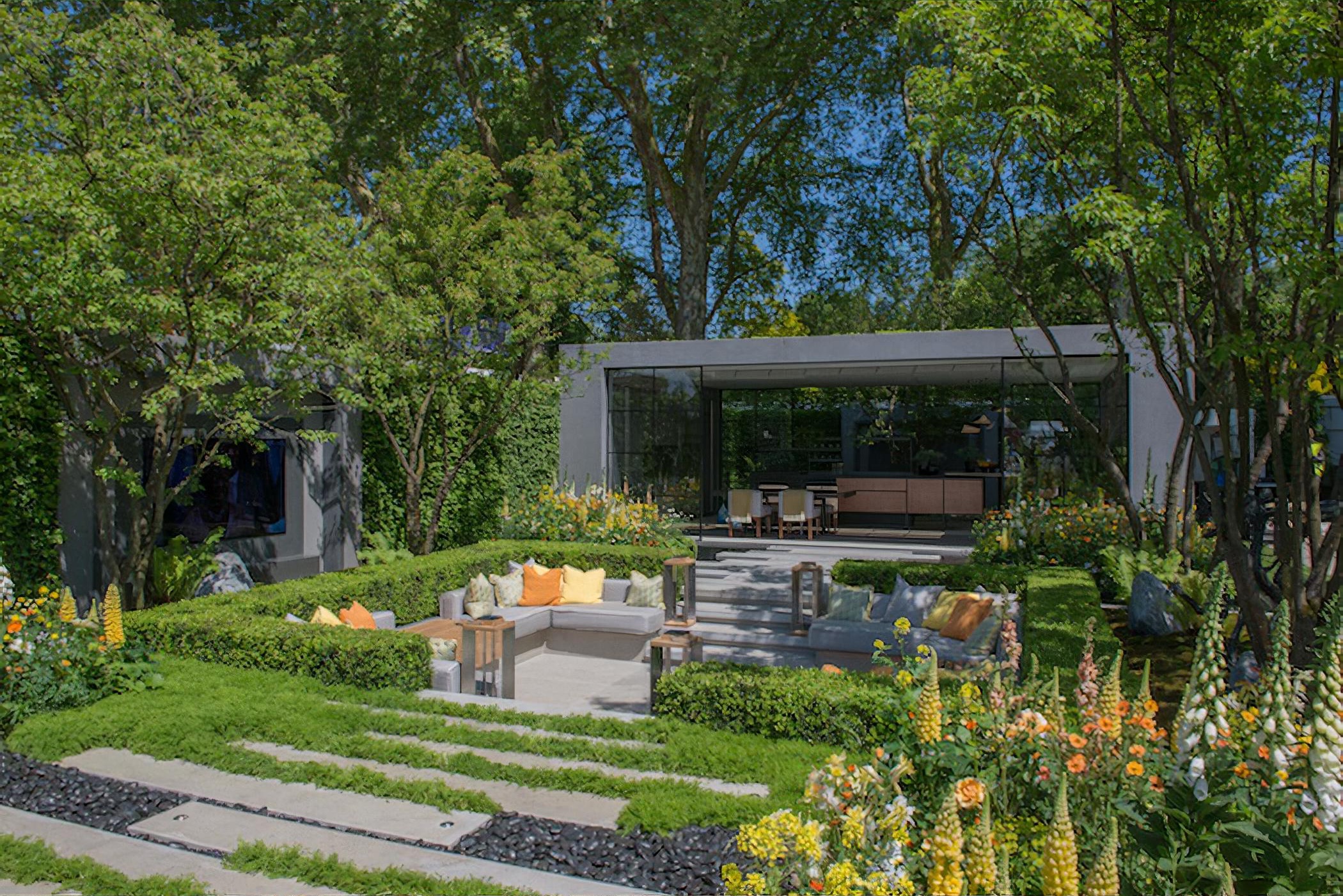 LG Eco-City Garden Chelsea Flower Show 2018 by London based landscape ...