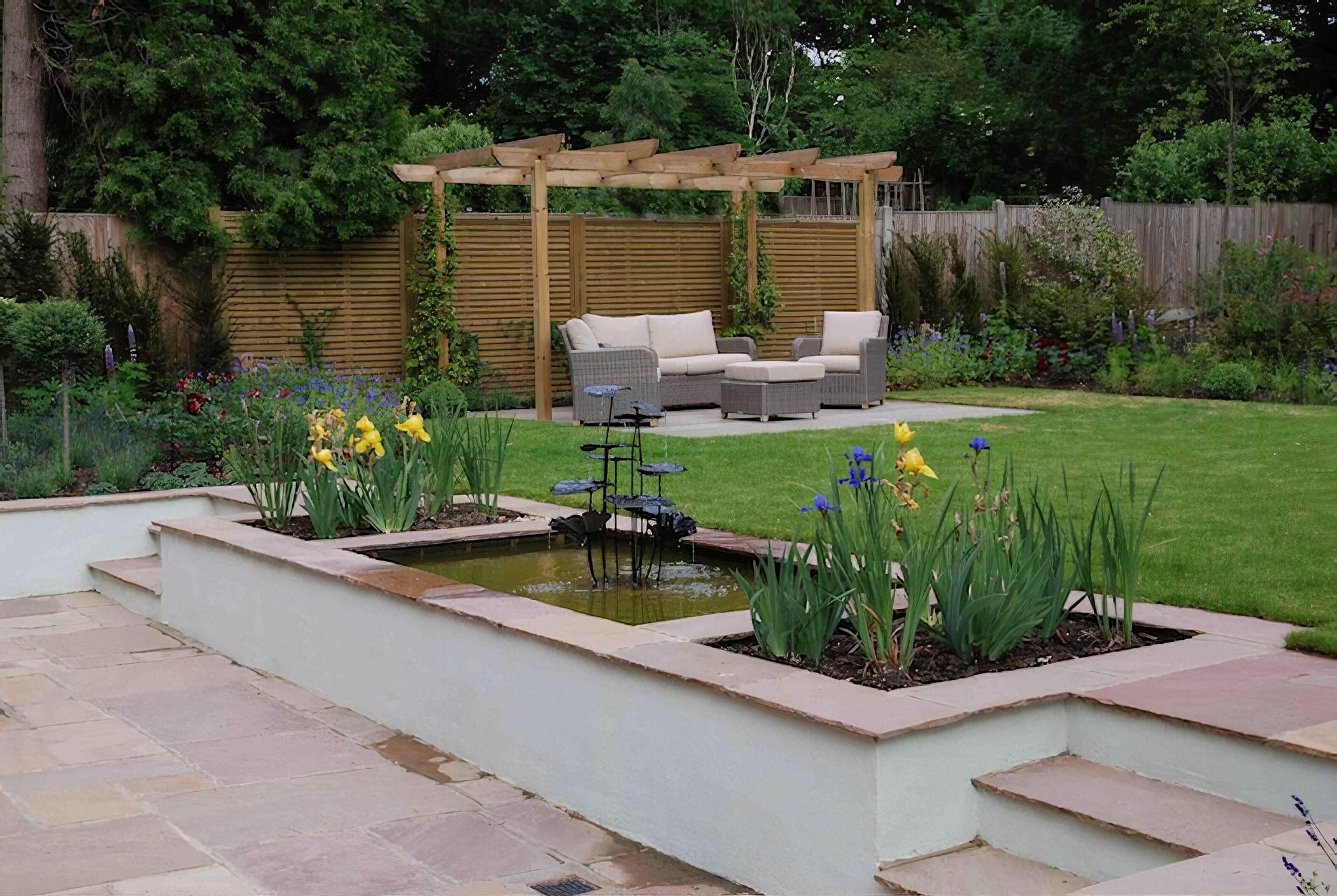 Entertainment space and seating